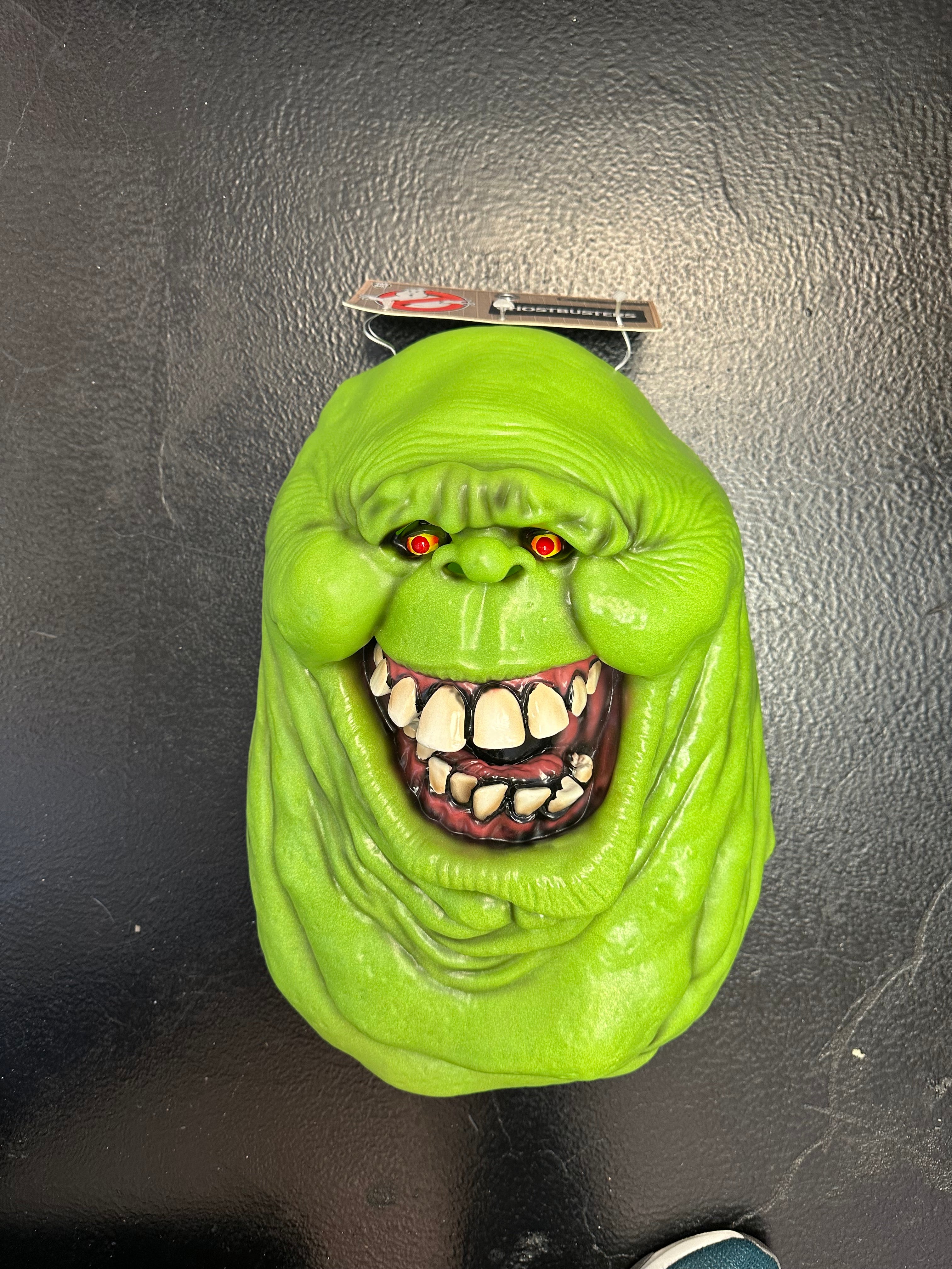 GHOSTBUSTERS - SLIMER EXTRA LARGE VINYL MASK – Hitchhiker Toys