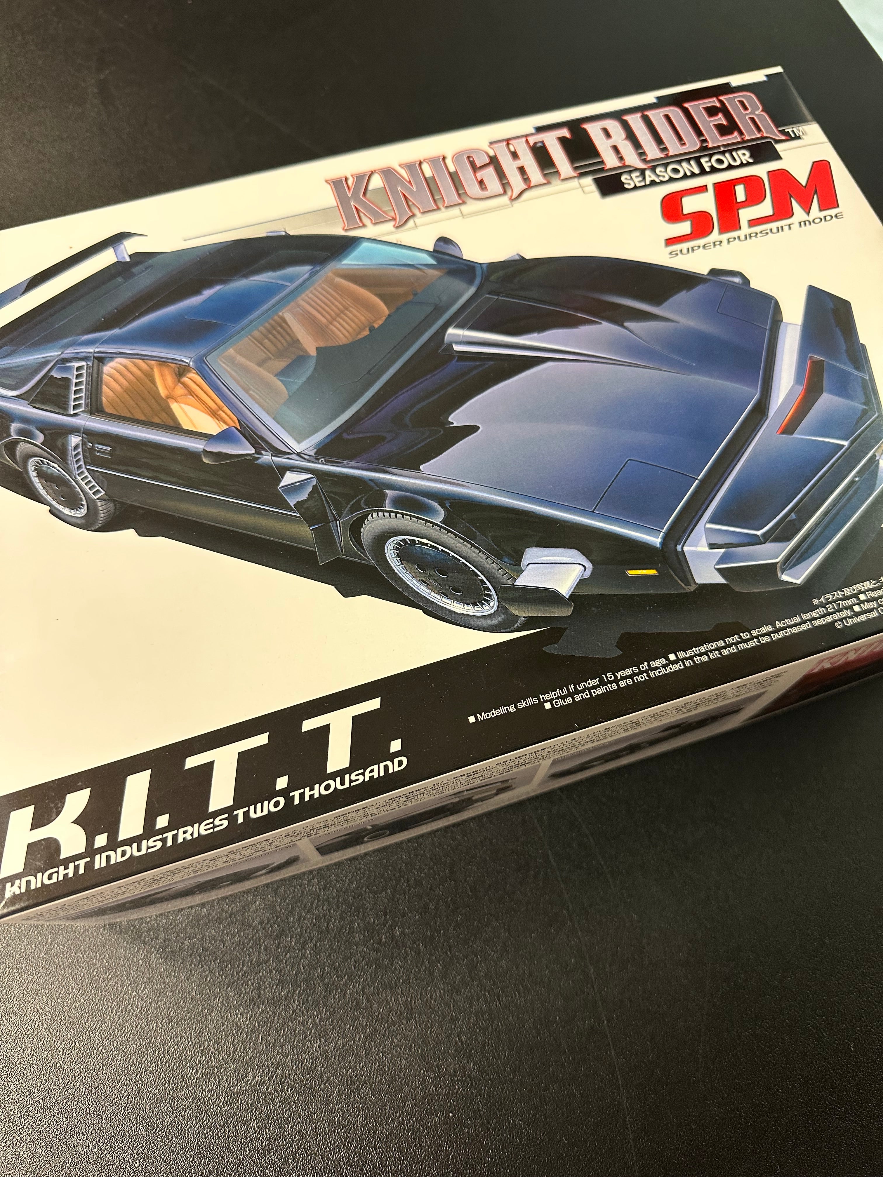 AOSHIMA KNIGHT RIDER K.I.T.T. SPM VER. Season 4 1:24 Scale Model Kit K ...