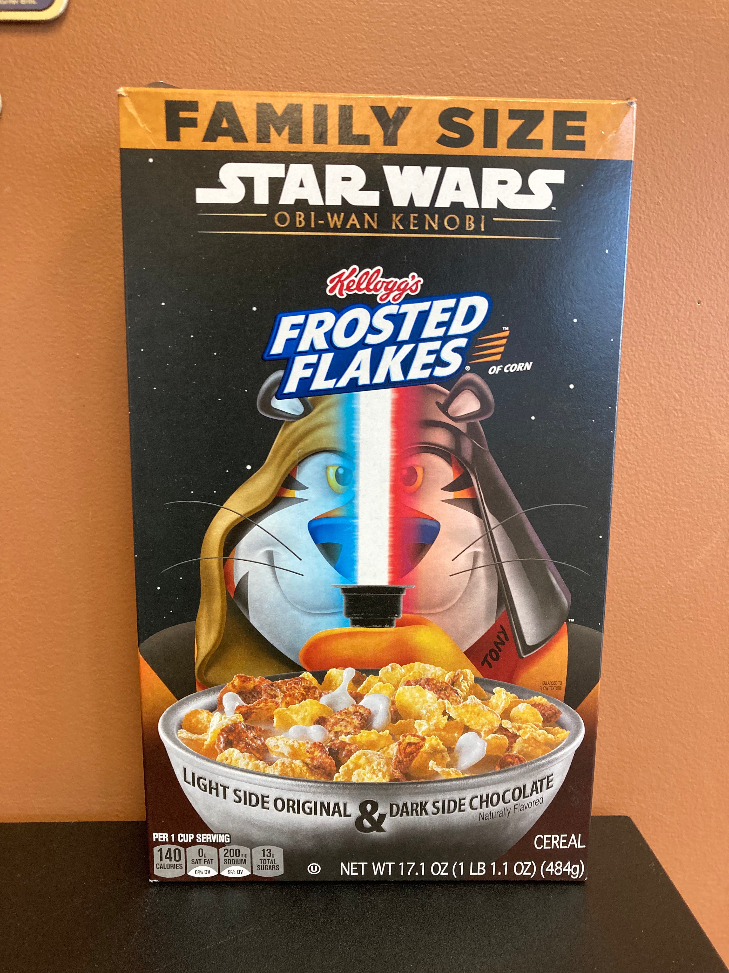 Frosted Flakes X Star Wars Obi Wan Kenobi Family Size Box No Cereal Ju ...