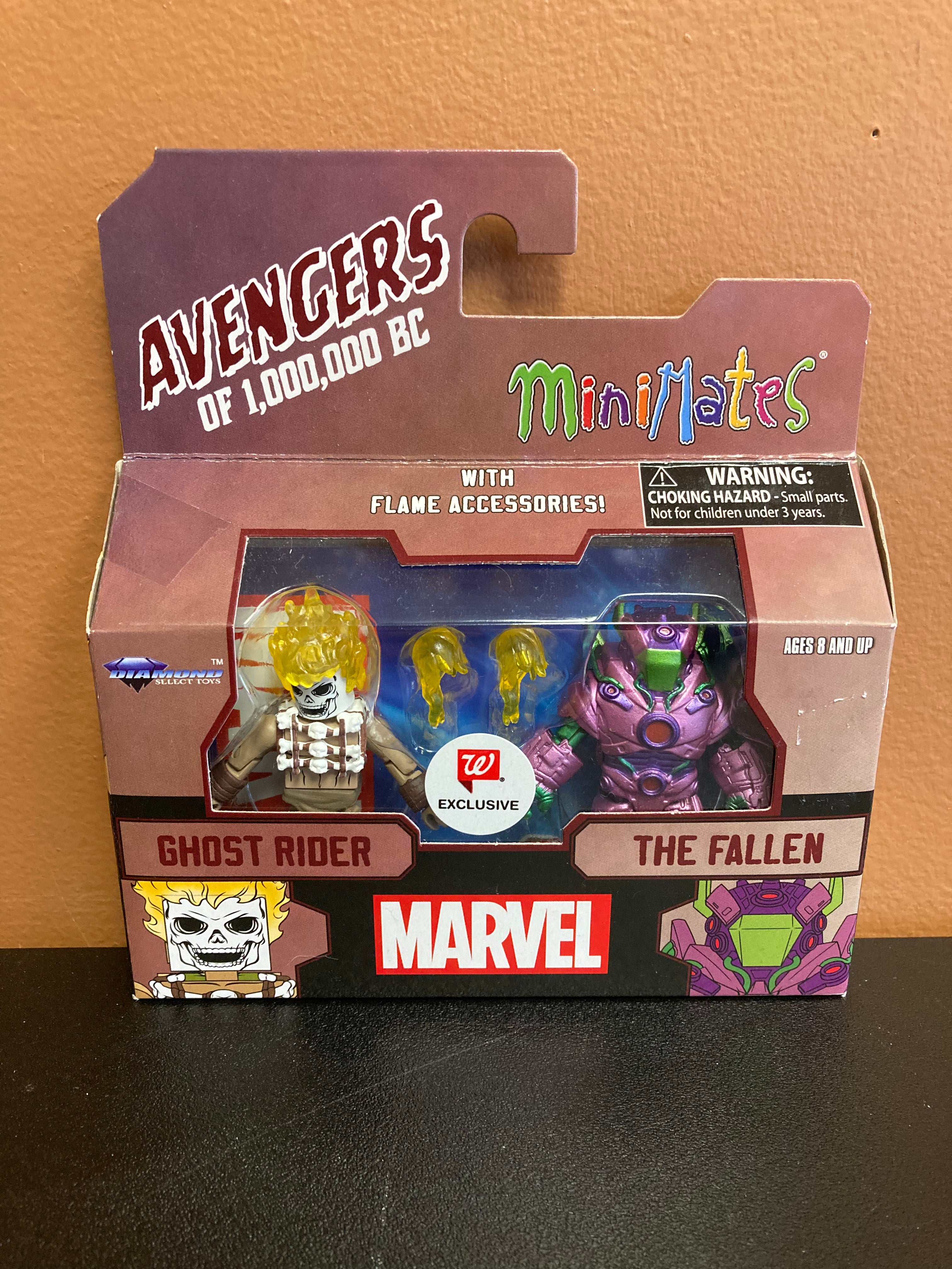 Marvel Avengers Of 1,000,000 BC MiniMates Ghost Rider & The Fallen New ...