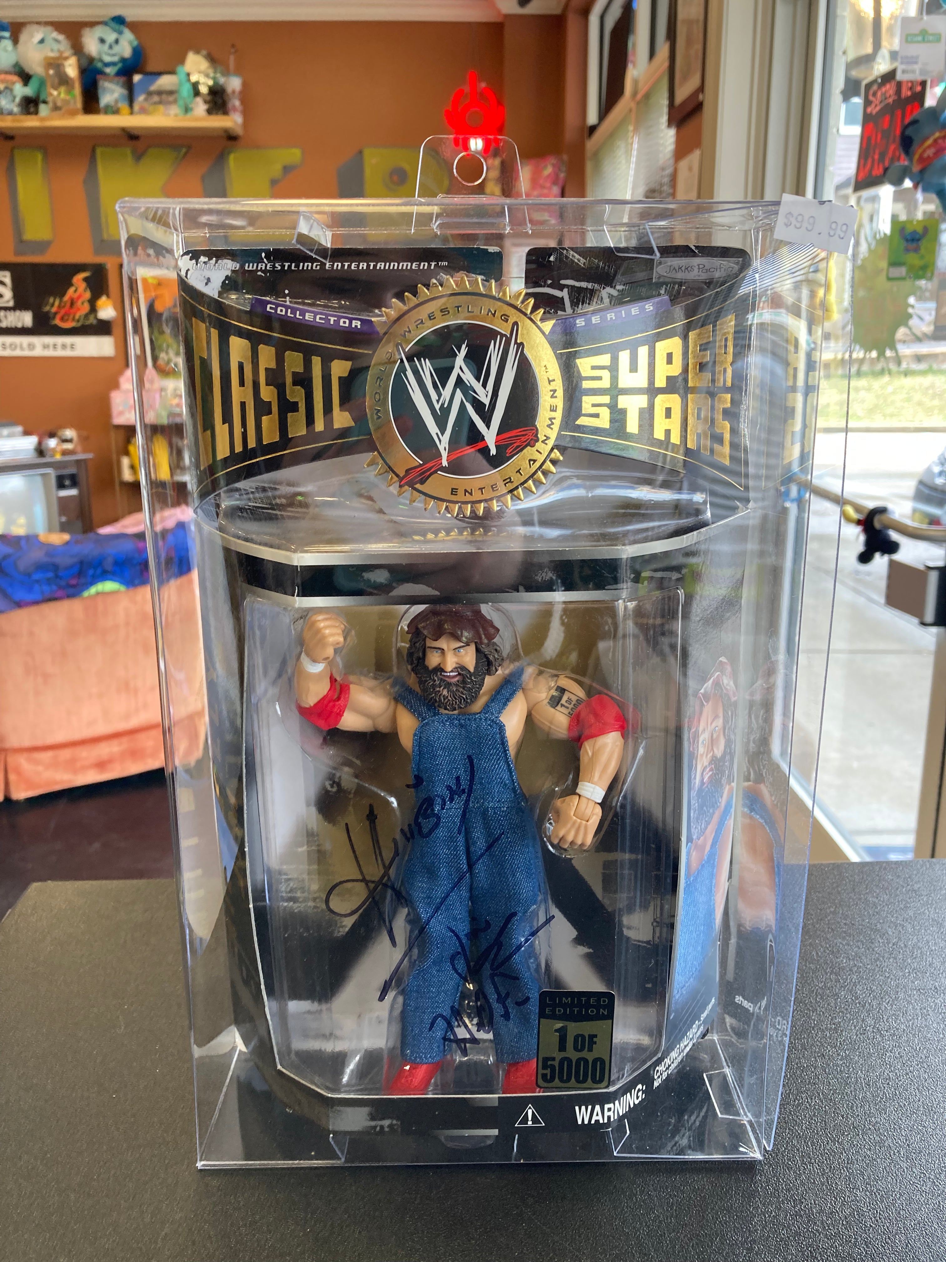 JakksPacific WWE Classic Super Stars Limited Edition Hillbilly Jim SIG ...