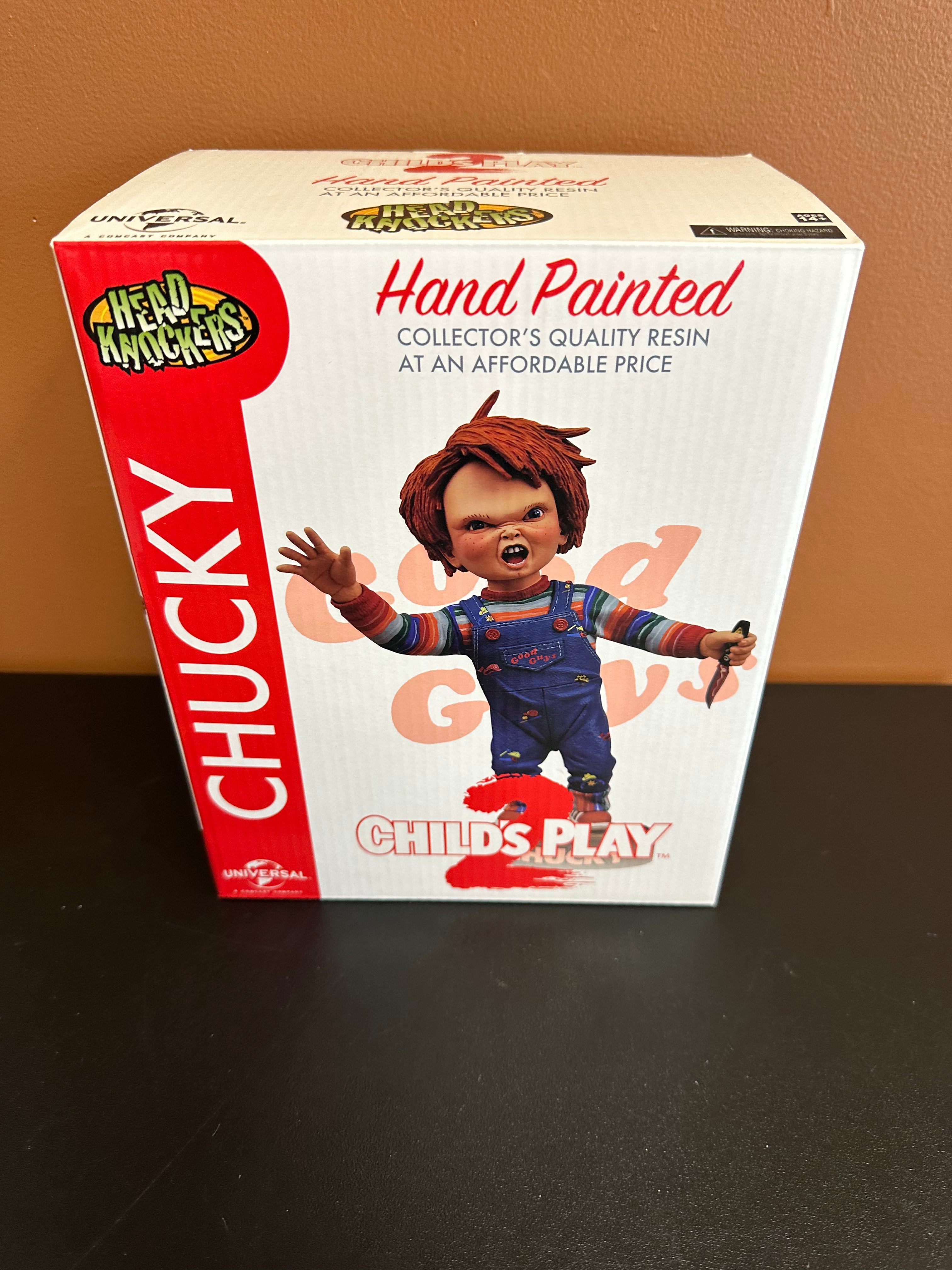 NECA HEAD KNOCKERS CHILD’S PLAY 2 CHUCKY BOBBLEHEAD – Hitchhiker Toys